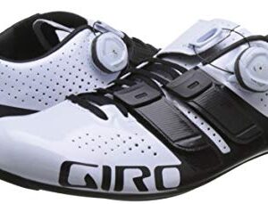 Giro Factress Techlace Womens Road Cycling Shoe − 42, White/Black (2019)