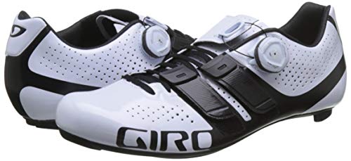 Giro Factress Techlace Womens Road Cycling Shoe − 42, White/Black (2019)