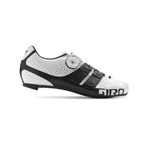 Giro Factress Techlace Womens Road Cycling Shoe − 42, White/Black (2019)