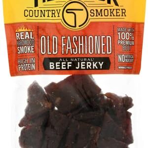 Tillamook Country Smoker Real Hardwood Smoked Beef Jerky, Old Fashioned, 10 Ounce