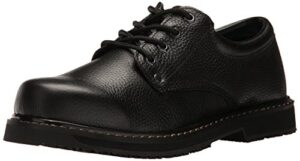 dr. scholl's shoes men's harrington ii work shoe, black, 9.5 us