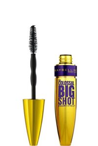 maybelline new york volum' express the colossal big shot washable mascara, brownish black, 0.33 fl. oz.