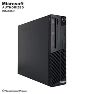 lenovo ThinkCentre M72e High Performance Small Form Factor Desktop Computer, Intel Dual Core i3-3220 3.3Ghz CPU, 8GB RAM, 500GB HDD, DVD RW, Windows 10 Professional (Renewed)