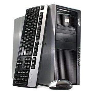 renewed - hp z800 workstation desktop - 96gb ddr3 ram, 2 x 480gb ssd (960gb total), 2x intel xeon quad core e5620 2.4ghz, wifi, quadro 400, windows 10 pro 64-bit (renewed)