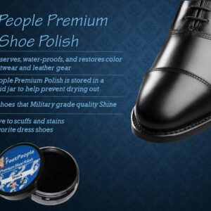 FeetPeople Shoe Polish, 1.625 oz, Black