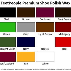 FeetPeople Shoe Polish, 1.625 oz, Black