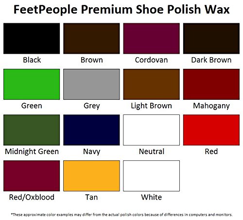 FeetPeople Shoe Polish, 1.625 oz, Black