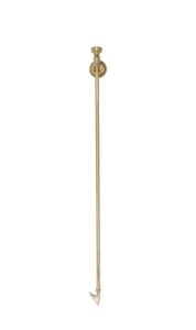 jefferson brass virginia brass blow poker with mounting hook