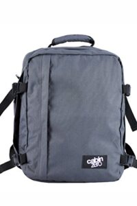 cabinzero classic 28l travel 15.5" laptop backpack (original grey)