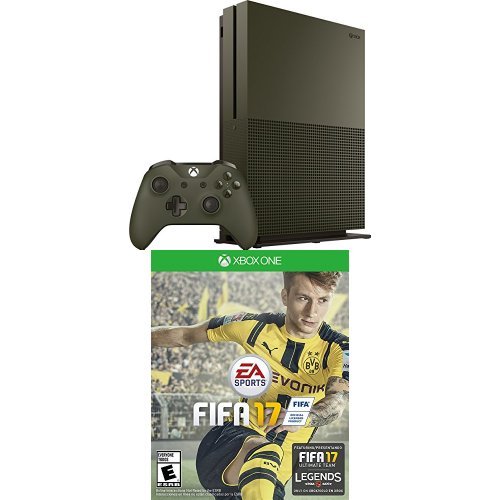 Xbox One S 1TB Console – Battlefield 1 Special Edition Bundle + FIFA 17 Game