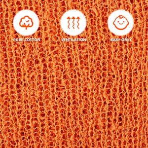 Tinksky Long Ripple Wrap, DIY Newborn Baby Photography Wrap-Baby Photo Props Favors Christmas Gift (Orange)