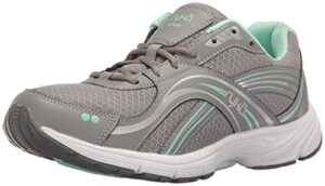 ryka women's spark athletic shoe, grey/silver, 11 m us