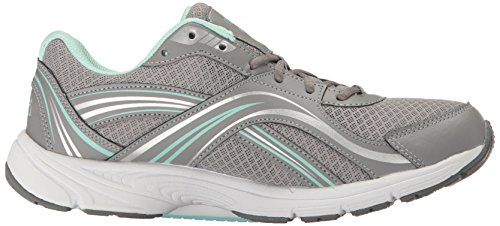 Ryka Women's Spark Athletic Shoe, Grey/Silver, 11 M US