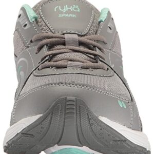 Ryka Women's Spark Athletic Shoe, Grey/Silver, 11 M US