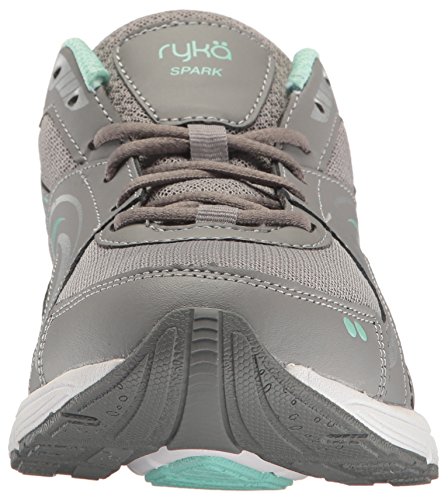 Ryka Women's Spark Athletic Shoe, Grey/Silver, 11 M US