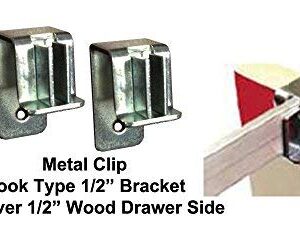 Cut to Length Metal File Rail 3/4" High (1"-15" Long) (3/4 High w/Metal Clips)