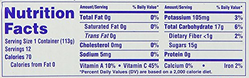 Dole Fruit Bowls Mandarin Oranges in 100% Juice Snacks, 4oz 12 Total Cups, Gluten & Dairy Free, Bulk Lunch Snacks for Kids & Adults