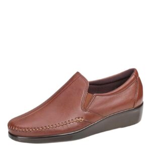 sas women's, dream slip-on brown