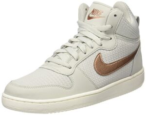 nike women's sneaker fitness shoes, white light bone metallic red bronze sail, 9