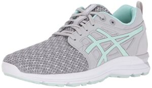 asics women's gel-torrance running shoe, aluminum/bay/mid gray, 11.5 m us