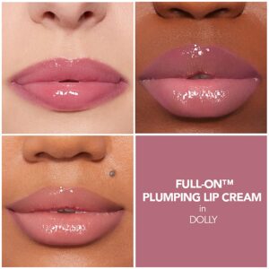 Buxom Full-On Plumping Lip Cream - Lip Plumper Gloss - Enhancing Tinted Lip Plumper – Moisturizing Lip Gloss with Peptides and Vitamin E, Cruelty Free