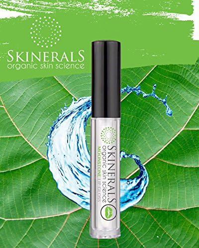 Skinerals Moonstone Lip Gloss, Hydrating Organic Formula for Lustrous Lips, Vegan, Gluten & Paraben-Free Clear Glaze