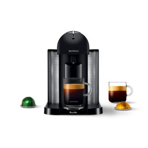 nespresso vertuo coffee and espresso machine by breville, matte black