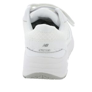 New Balance Women's 928v3 Walking Shoe, White/White Hook/Loop, 9 B US