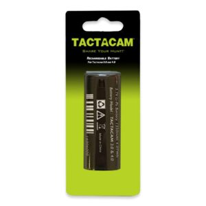 tactacam replacement battery for tactacam 5.0, 4.0 and solo cameras