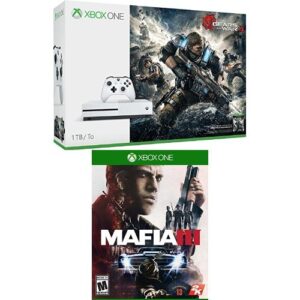 xbox one s 1tb console - gears of war 4 bundle + mafia 3 game