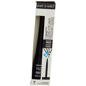 h2o proof felt tip liquid eyeliner, black by wet 'n' wild