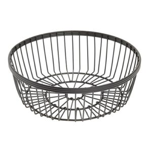 American Metalcraft WBBR80 Wire Basket, Rend Black 8" Dia