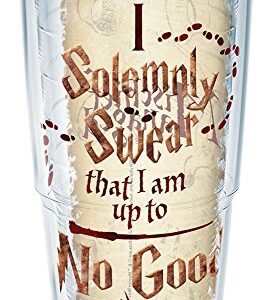 Tervis Made in USA Double Walled Harry Potter I Solemnly Swear Insulated Tumbler Cup Keeps Drinks Cold & Hot, 24oz, Classic