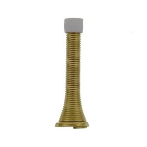 ultrahrdw 70010 spring door stop, premium brass finish