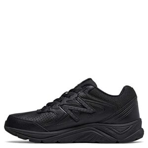 new balance women's 840 walking shoe, black, 7 m us