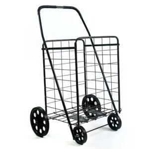 extra large heavy duty folding shopping grocery storage cart jumbo size