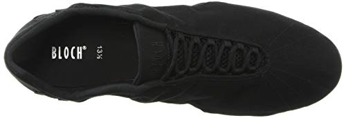 Bloch Women's Amalgam Canvas Sneaker Dance Shoe, Black, 13.5 Medium US