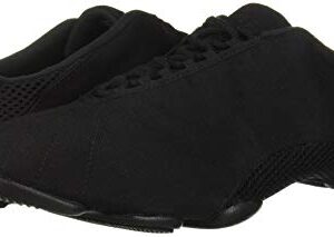 Bloch Women's Amalgam Canvas Sneaker Dance Shoe, Black, 13.5 Medium US