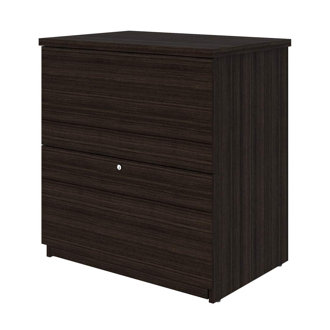 Bestar Universel Standard Lateral File Cabinet, 29W, Dark Chocolate