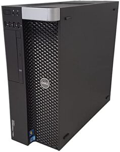 dell precision t3600 workstation, 1x xeon e5-2650 2ghz eight core processor, 32gb ddr3 memory, 1x 2tb hard drive, nvidia quadro 2000, dvd-rw, windows 10 professional 64-bit installed, (renewed)']