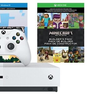 Xbox one S Console Bundle 2 items:Xbox One S 500GB Console - Minecraft Bundle,Madden NFL 17 Game Disc