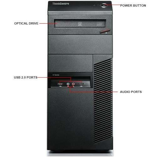 Lenovo ThinkCentre M92p Minitower Desktop PC - Intel Core i5-3470 3.2GHz 8GB 1TB DVDRW Windows 10 Professional (Renewed)