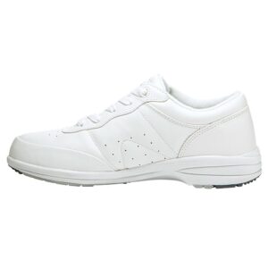 propét women washable walker walking shoe, sr white, 11 wide us