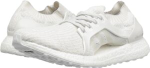 adidas women's ultraboost x running shoe, white/crystal white/grey, 11