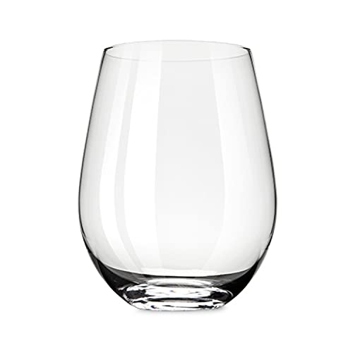 True Grand Cru Crystal Stemless Wine Glasses Set, Stemless White Wine Glasses, Red Wine Glasses Stemless, Large Wine Glasses Set of 4, 22oz