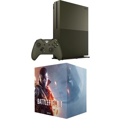 Xbox One S 1TB Console – Battlefield 1 Special Edition Bundle + Battlefield 1 Collector's Edition