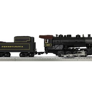 Lionel Pennsylvania Flyer LionChief 0-8-0 Freight Set with Bluetooth Capability, Electric O Gauge Model Train Set with Remote