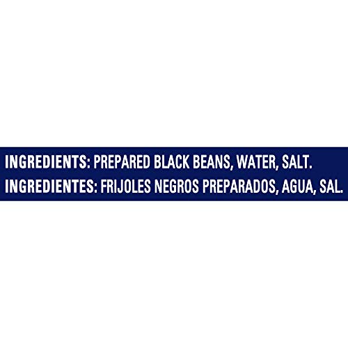 BUSH'S BEST 15 oz Canned Black Beans, Source of Plant Based Protein and Fiber, Low Fat, Gluten Free, (Pack of 12)