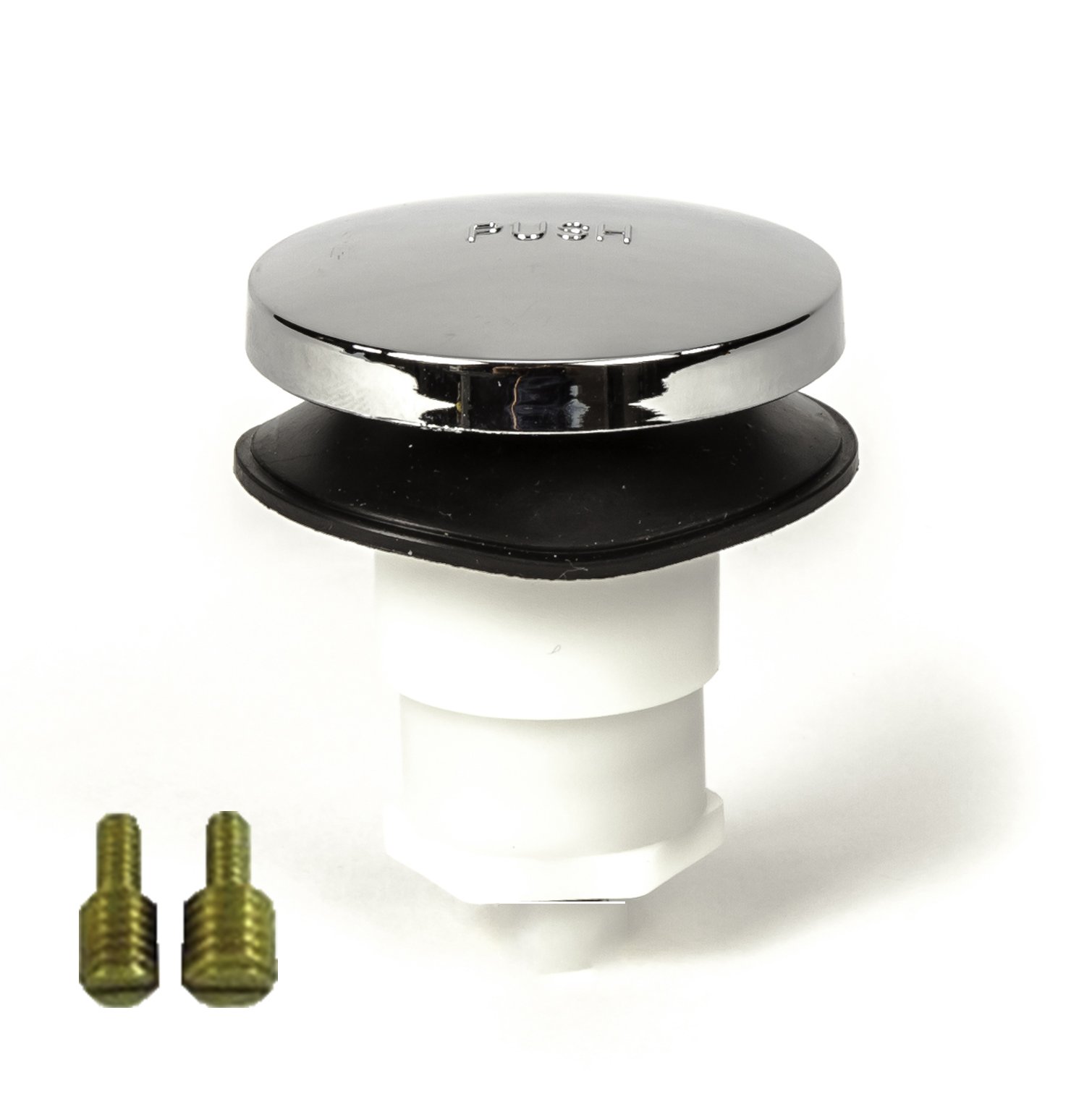 Toe Touch (Tip Toe, Foot Actuated) Bath Tub/Bathtub Drain Stopper Includes 3/8" and 5/16" Fittings