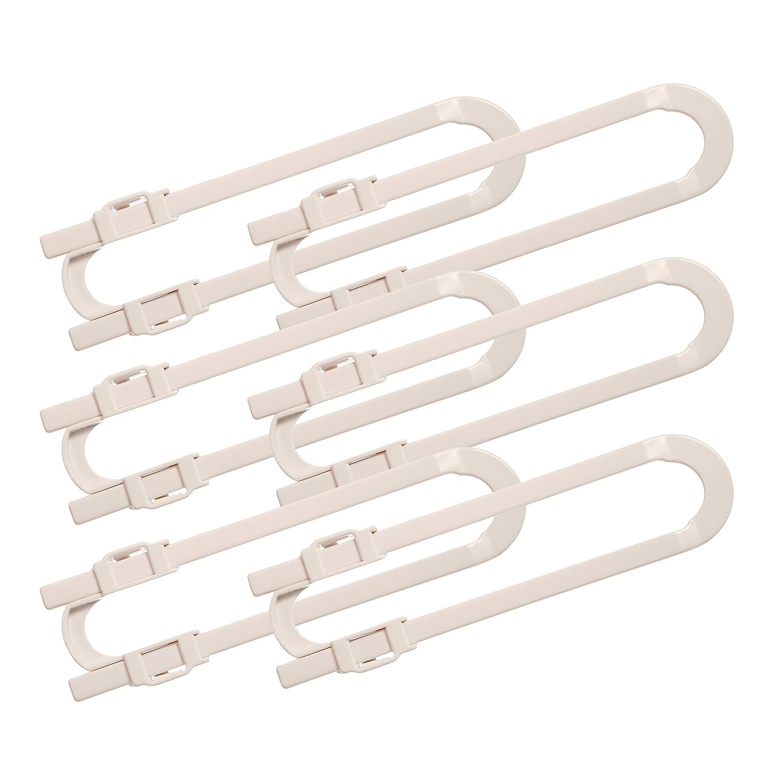 Dreambaby Cabinet Glide Lock Extra Long - Extra Long - Baby Safety Locks (6 Pack)